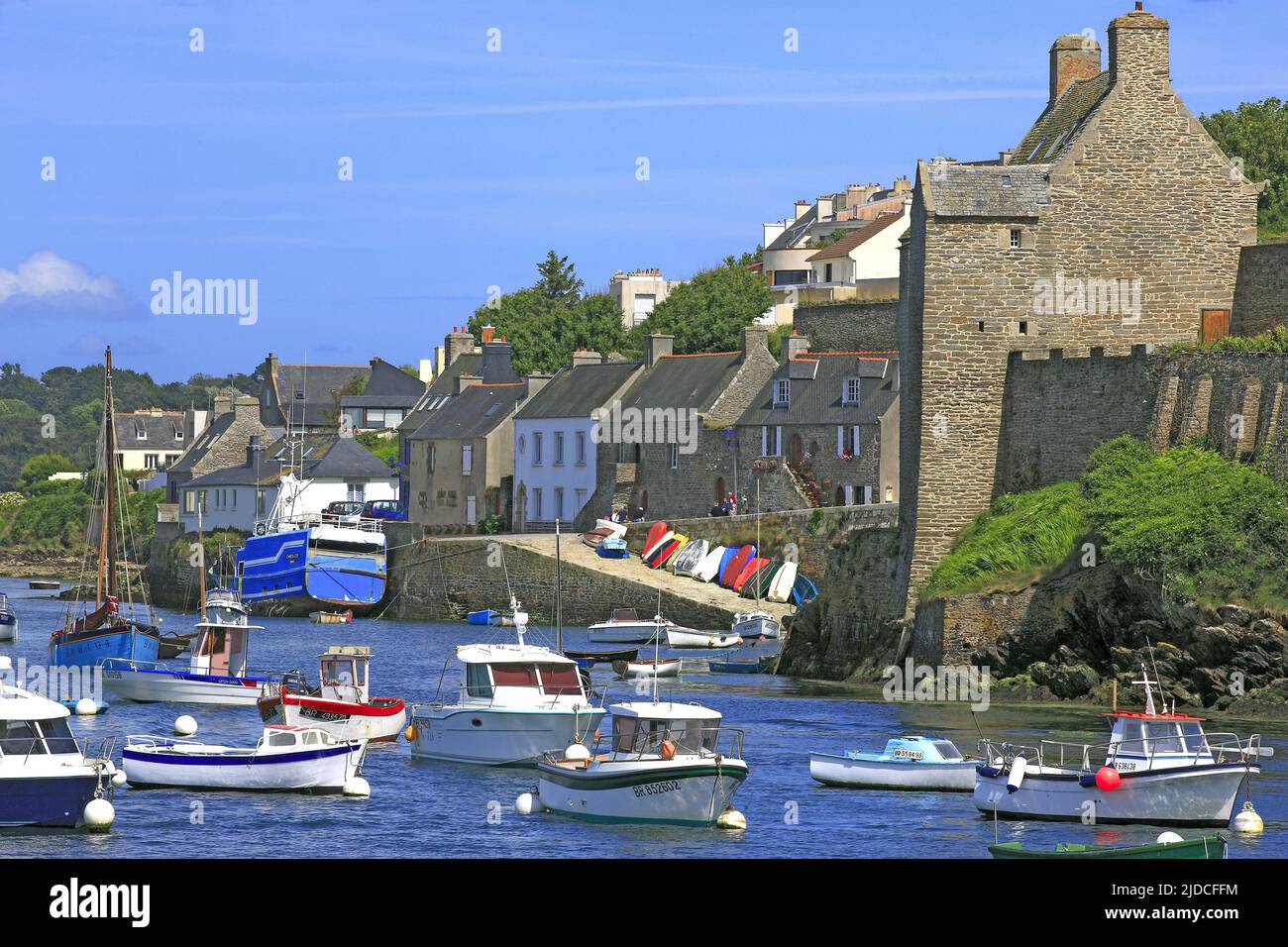 France, Finistère Le Conquet, the ria du Conquet Stock Photo - Alamy