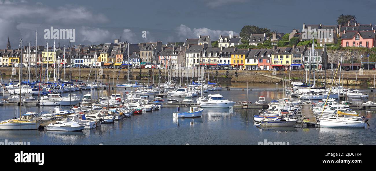 France, Finistère Camaret-sur-Mer, port and seaside resort of the ...