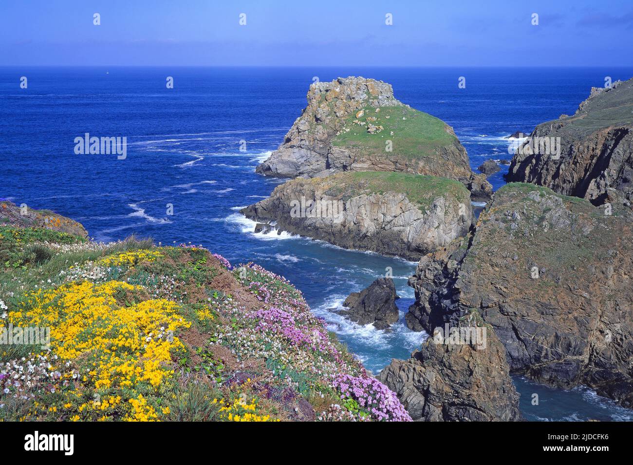 France, Finistère, Coastal landscape of Cap Sizun Stock Photo - Alamy