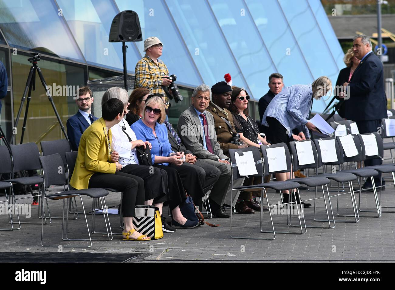 London, UK. 20th June, 2020. The Mayor of London, Sadiq Khan, join with ...