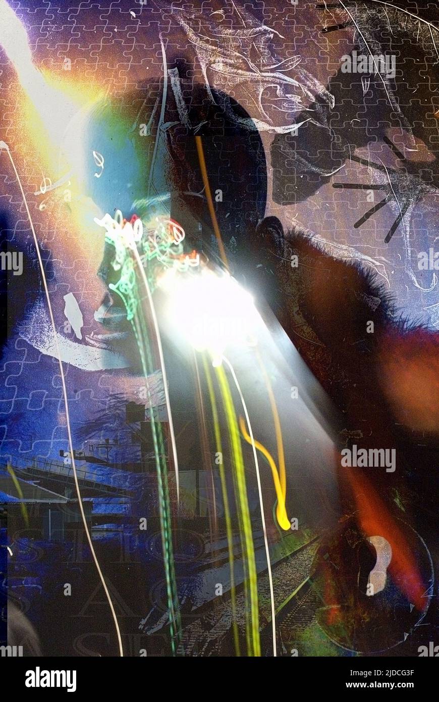 Modern weird abstract art. 3D rendering Stock Photo - Alamy