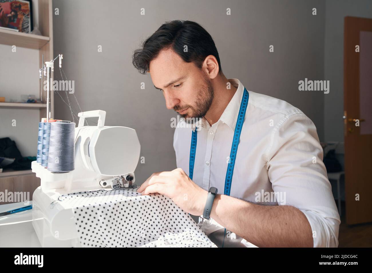 Polka dots table cloth hi-res stock photography and images - Alamy