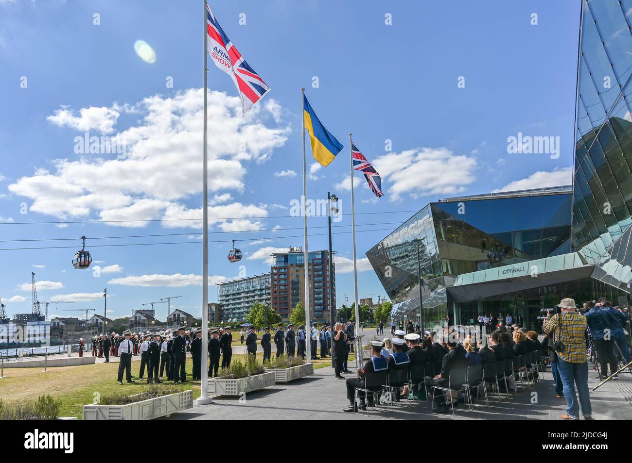 London, UK. 20th June, 2020. The Mayor of London, Sadiq Khan, join with ...