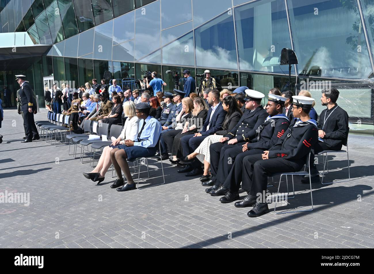 London, UK. 20th June, 2020. The Mayor of London, Sadiq Khan, join with ...