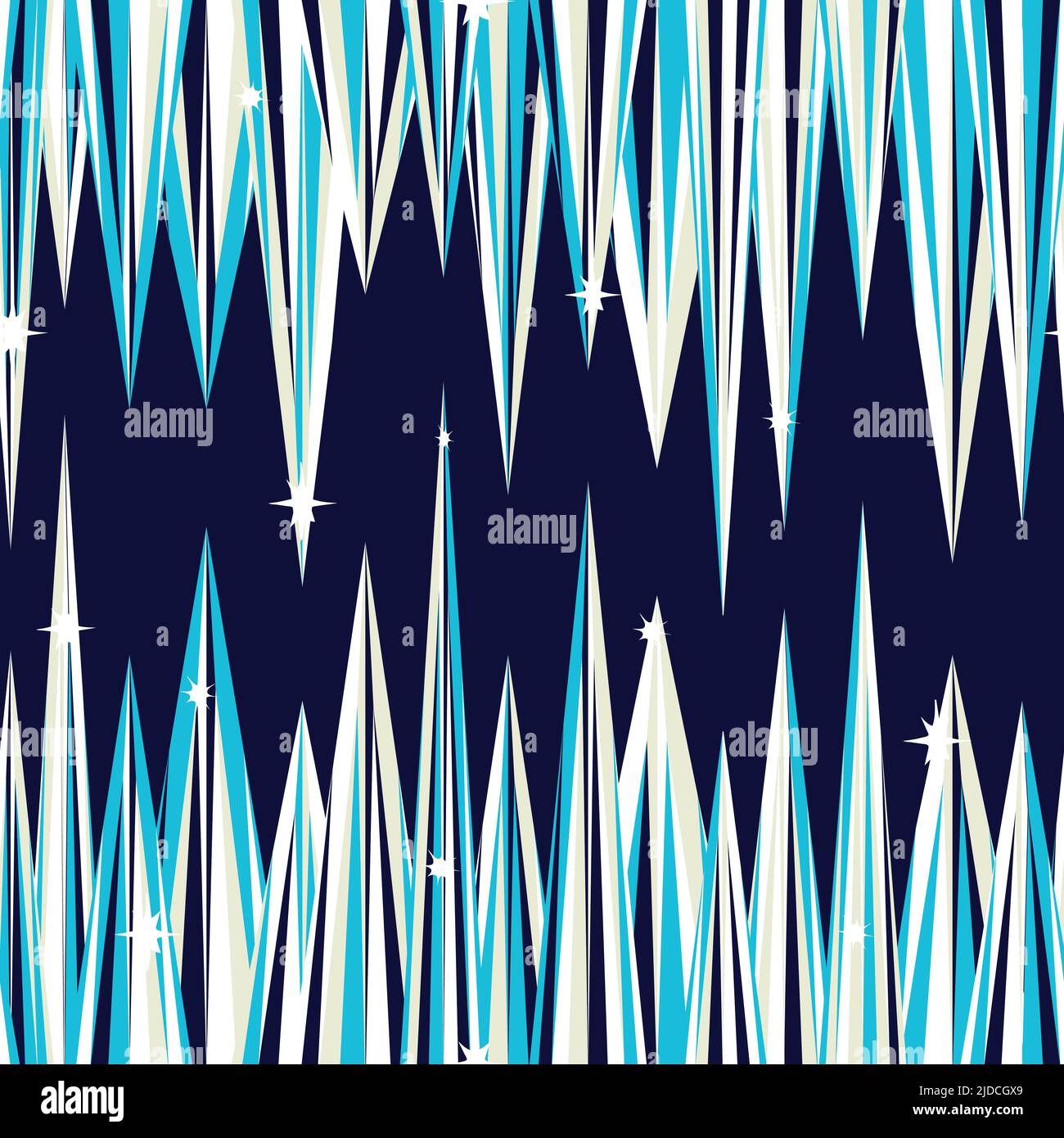 Seamless vector pattern with ice crystals on purple background ...