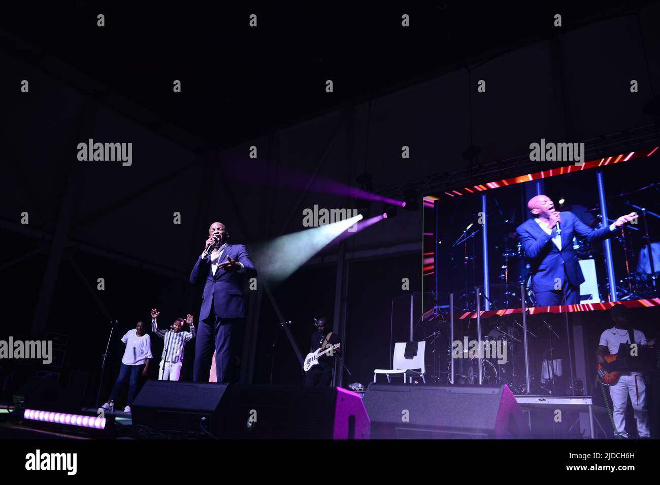 MIRAMAR, FL - JUNE 18: Yolanda Adams performs live on stage during A ...