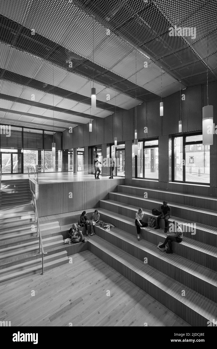 Main atrium Black and White Stock Photos & Images - Alamy