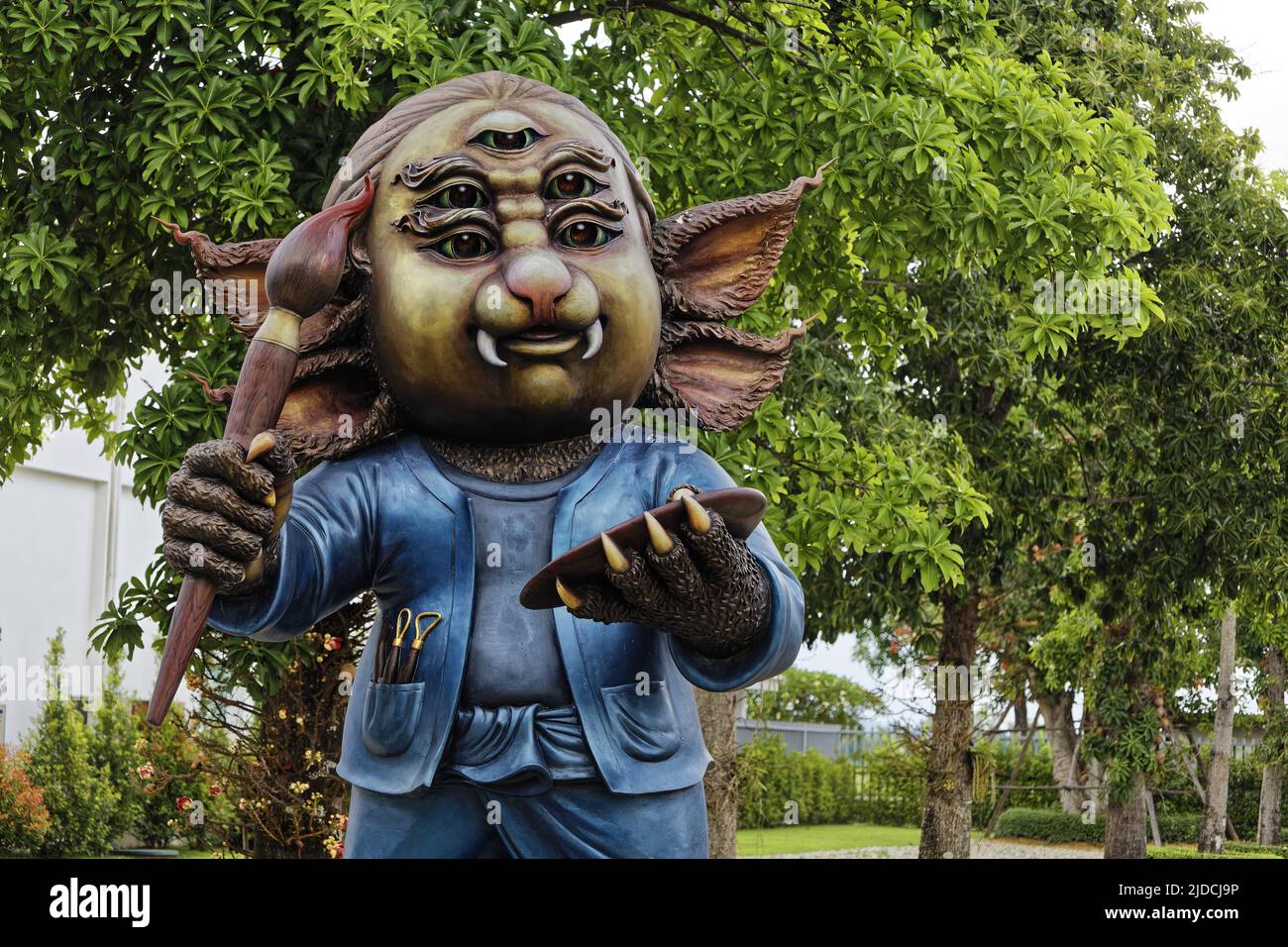 Chiang Rai province, Thailand. 17th May, 2022. Monster four ears, five ...