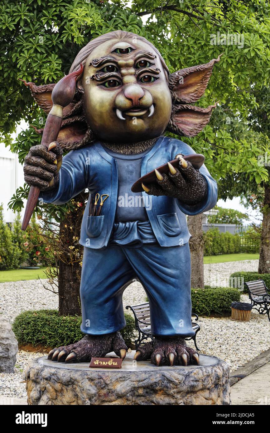 Chiang Rai province, Thailand. 17th May, 2022. Monster four ears, five ...