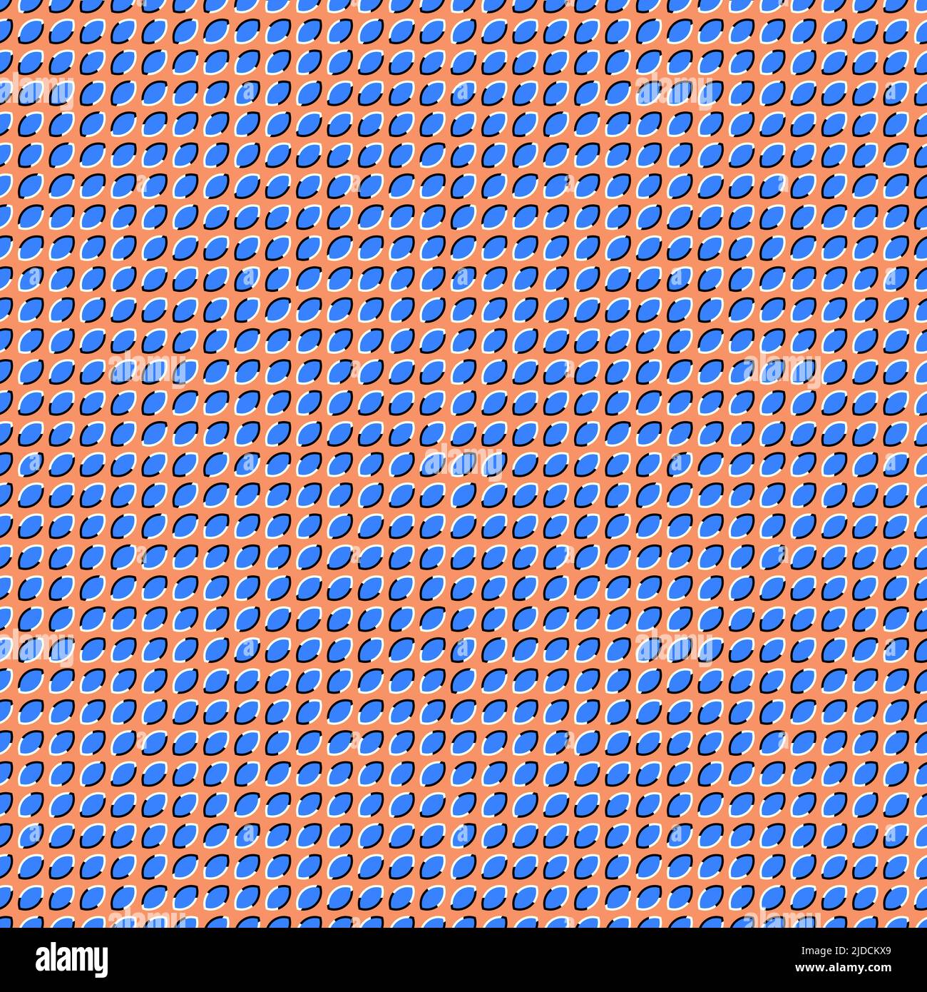 Movement executed optical illusion seamless pattern in soft colours ...