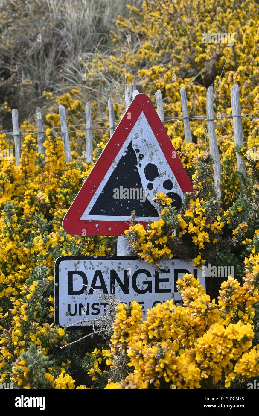 Dunwich suffolk sign hi-res stock photography and images - Alamy