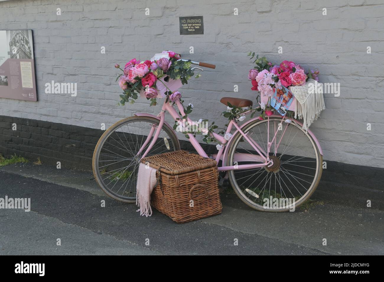 Pretty pink bicycle hi-res stock photography and images - Alamy