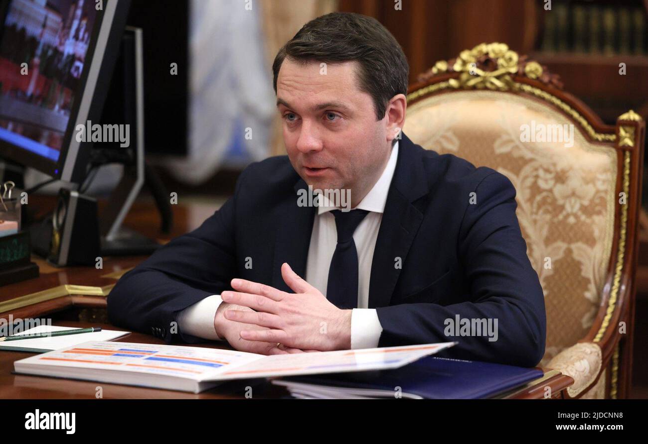 June 20, 2022. - Russia, Moscow. - Murmansk Region Governor Andrey ...