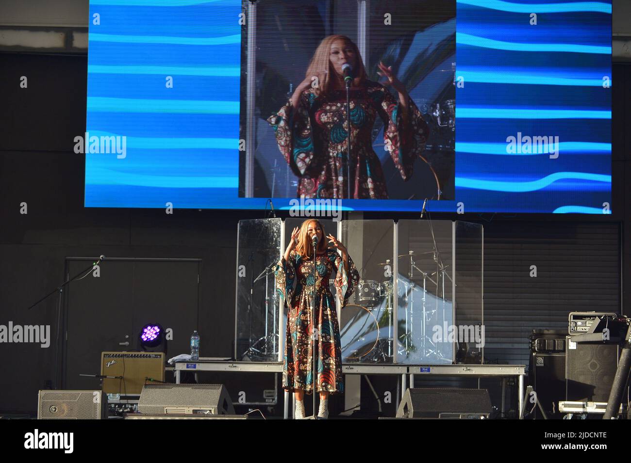 MIRAMAR, FL - JUNE 18: Yolanda Adams performs live on stage during A ...