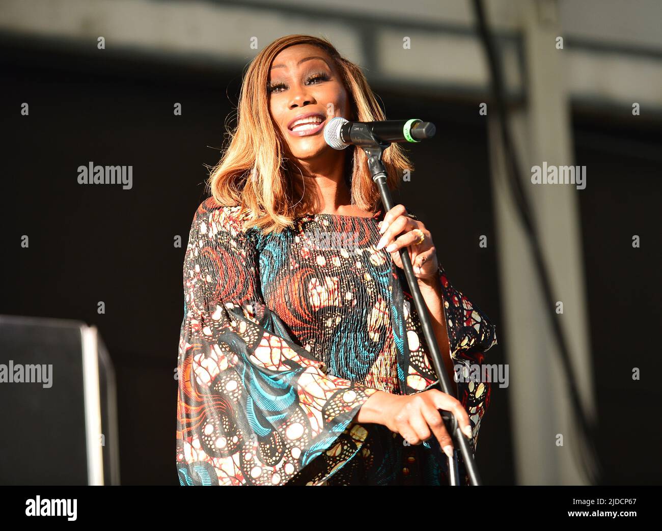 MIRAMAR, FL - JUNE 18: Yolanda Adams performs live on stage during A ...