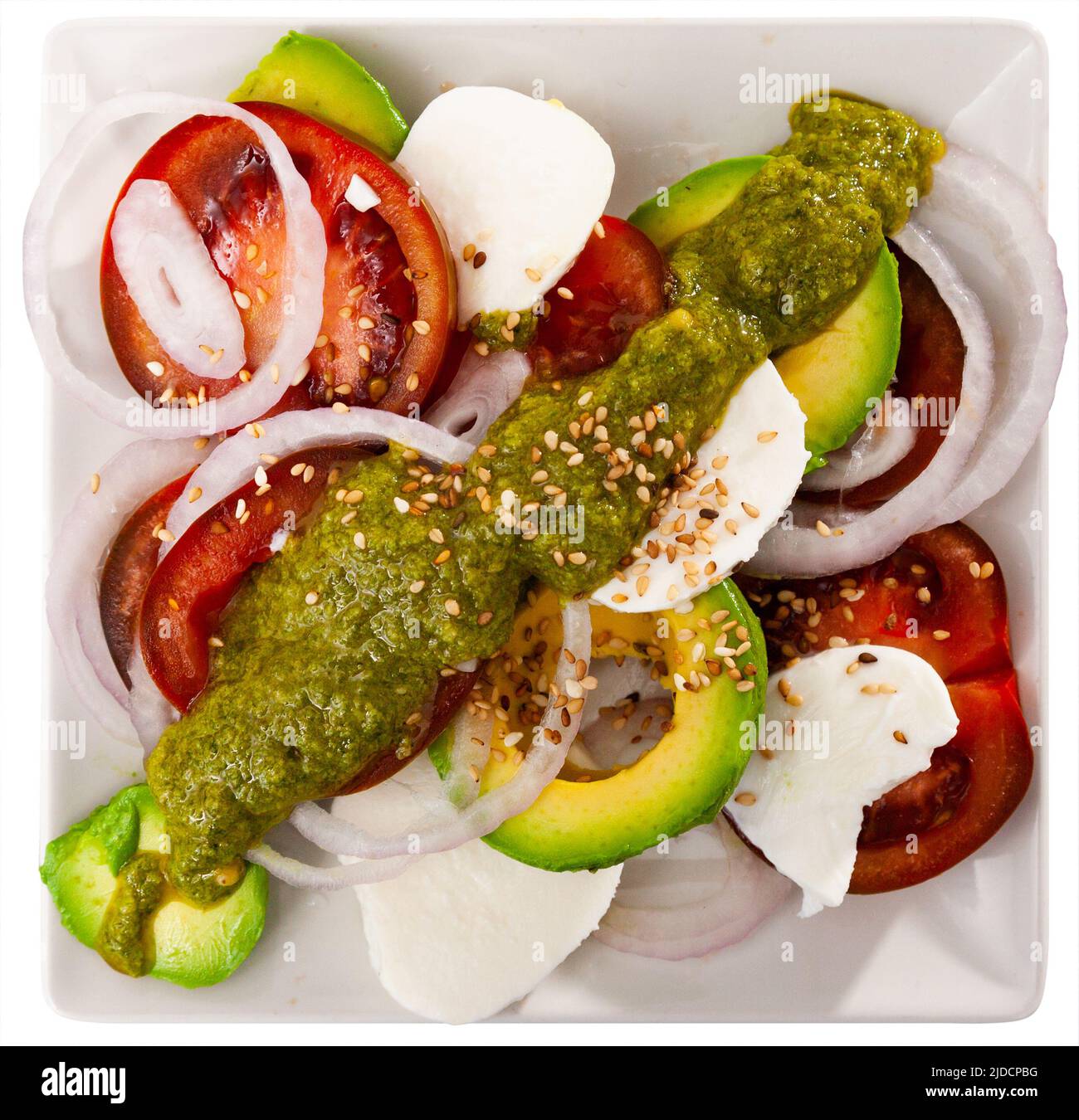 Italian food tasty caprese Cut Out Stock Images & Pictures - Alamy