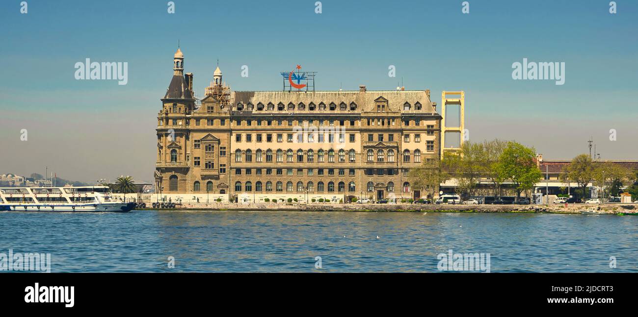Haydarpasha Railway Terminal, south of the Port of Haydarpasha, Kadikoy ...