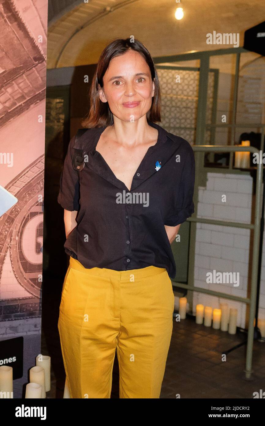 Actress Elena Anaya attends the inauguration of a recreation of an air ...