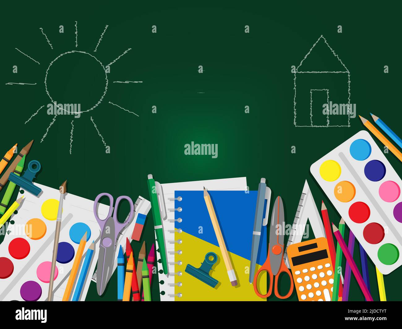 School supplies student tools Stock Vector Images - Alamy