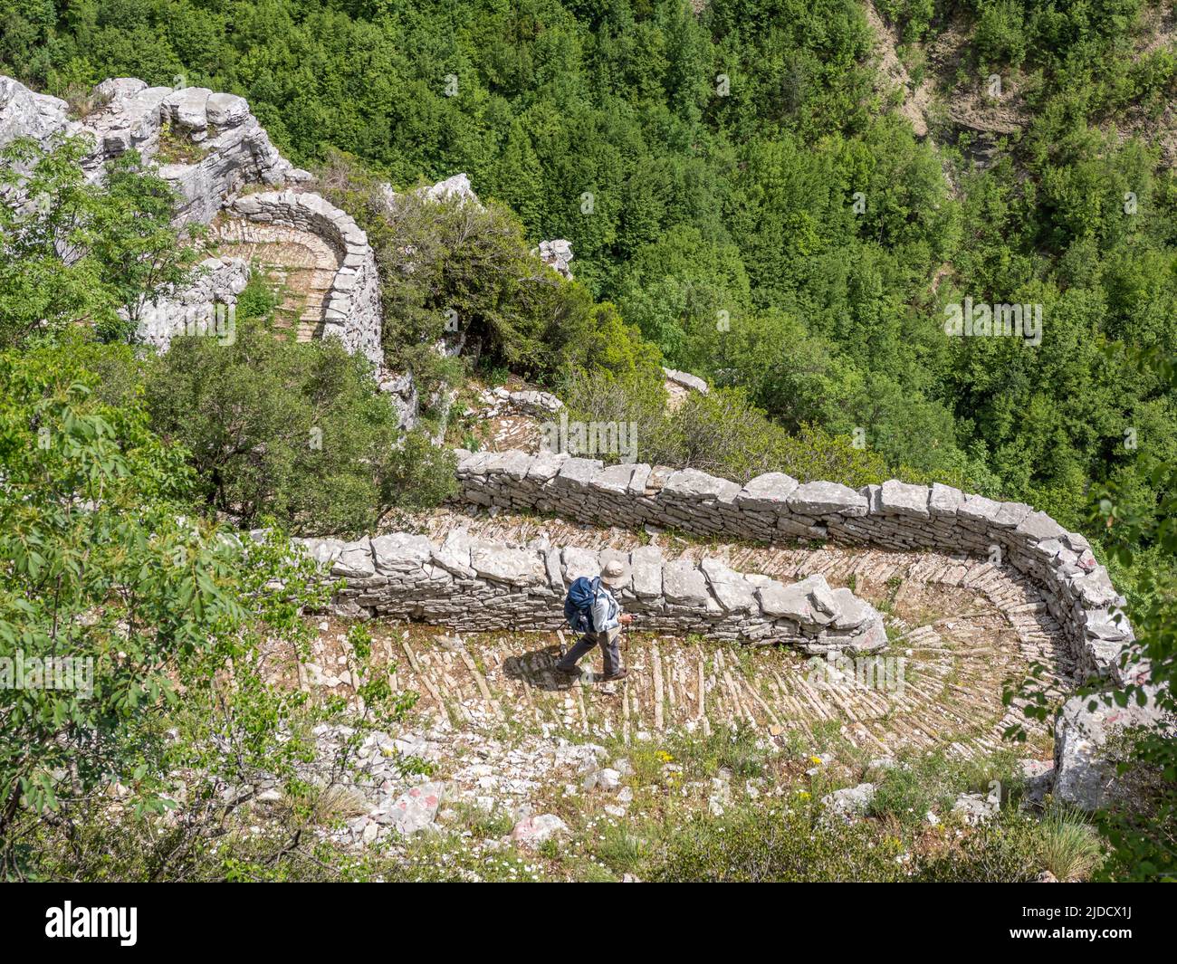 The Vradeto staircase or skala - an ancient and wonderfully engineered ...