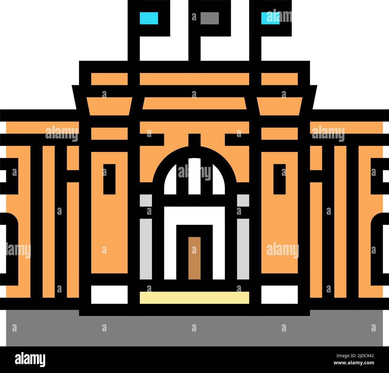 cairo museum color icon vector illustration Stock Vector Image & Art ...