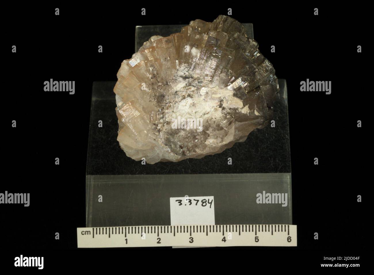 Strontianite. minerals. Europe; Germany; Harz, Clausthal Stock Photo ...