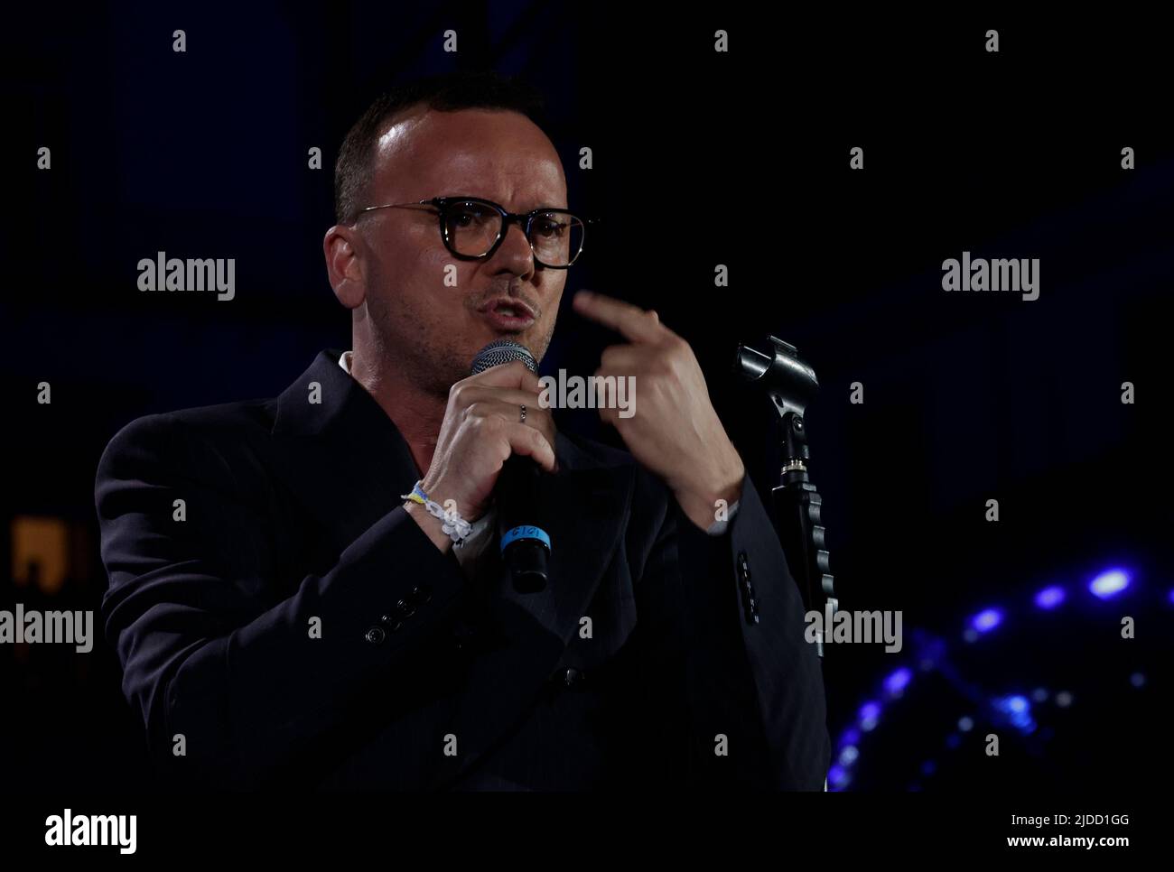 Italian singer and Neapolitan singer-songwriter, Gigi D'Alessio ...