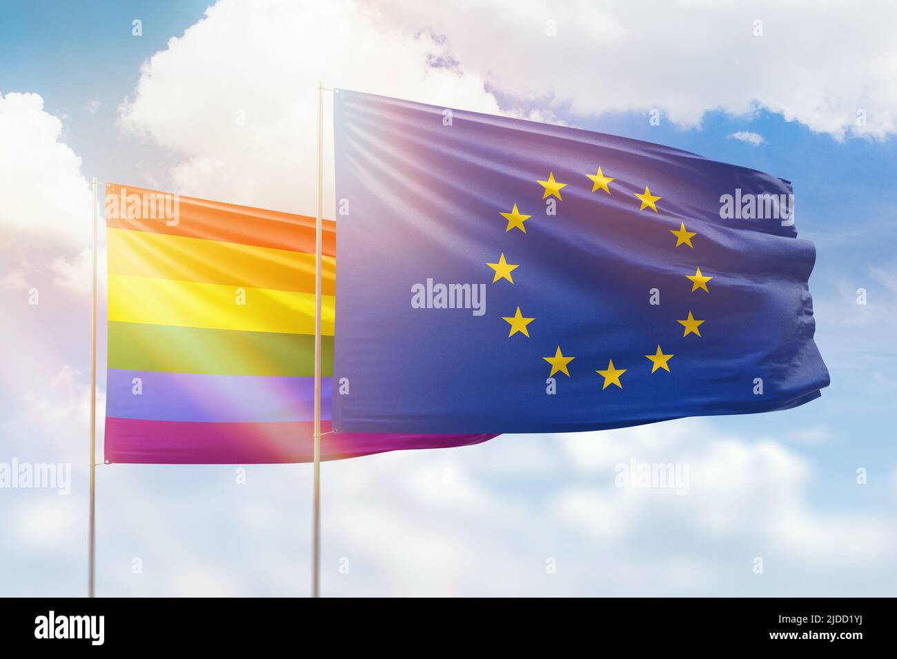 Lgbt people celebrate union hi-res stock photography and images - Alamy