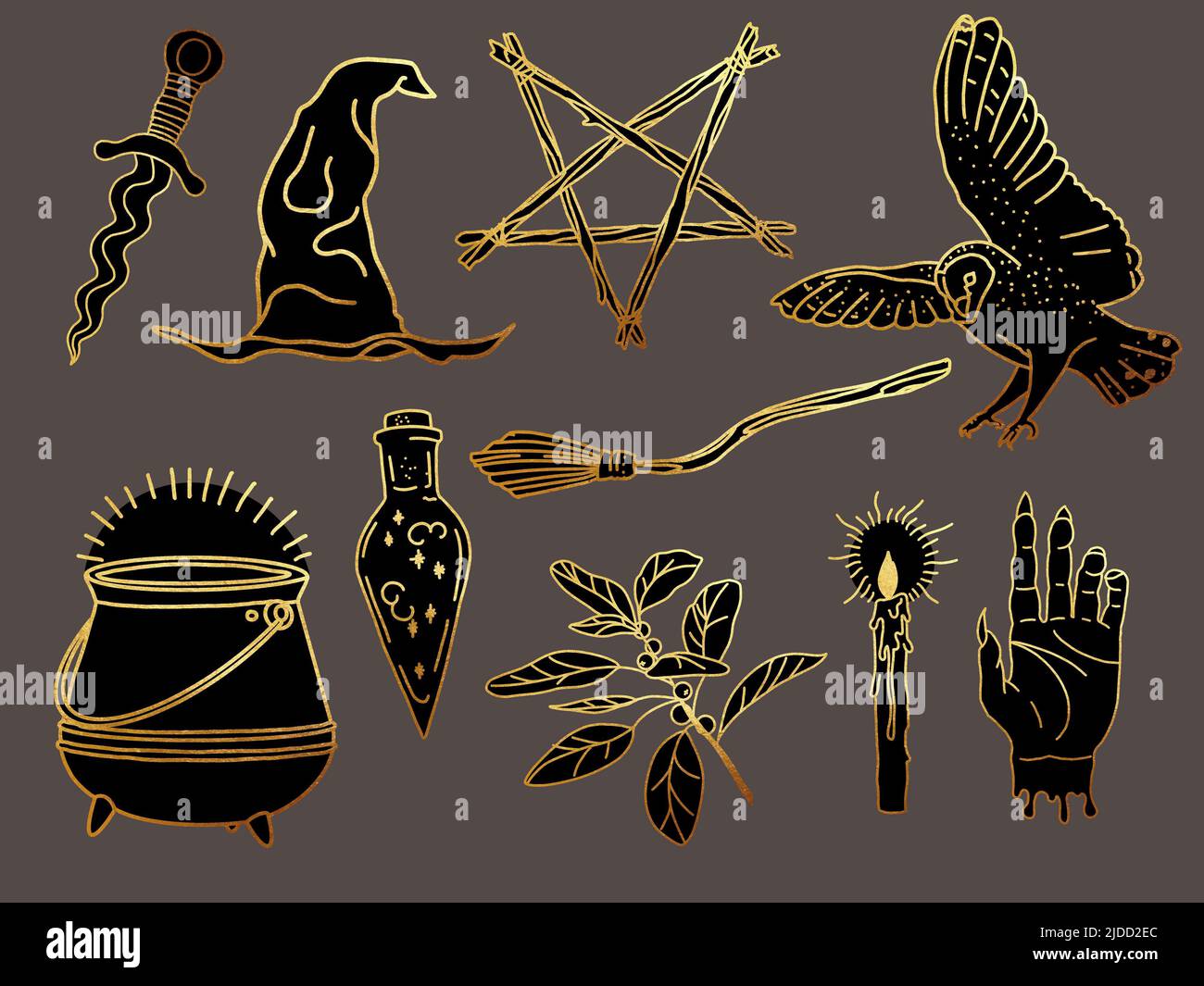 Witchcraft graphics hi-res stock photography and images - Alamy