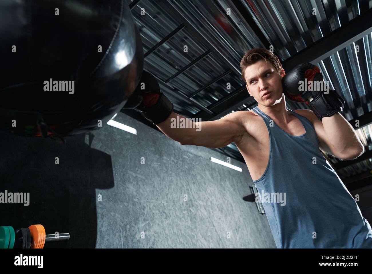 Focused athlete in boxing hi-res stock photography and images - Alamy