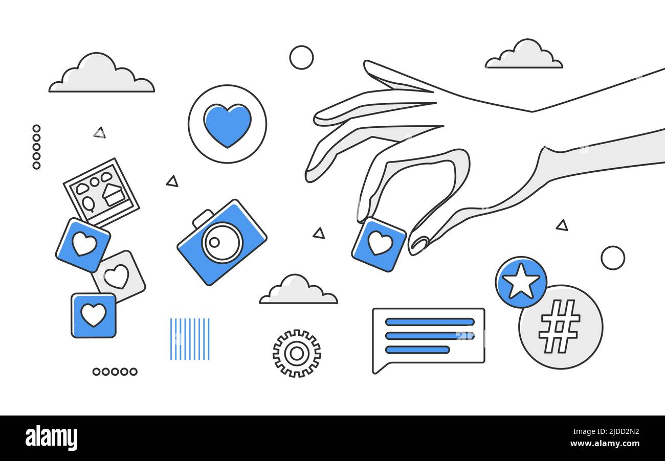 Social media content like appreciation. User reaction and feedback on ...