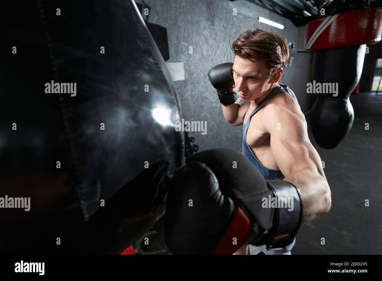 Boxer working out trainer hi-res stock photography and images - Alamy