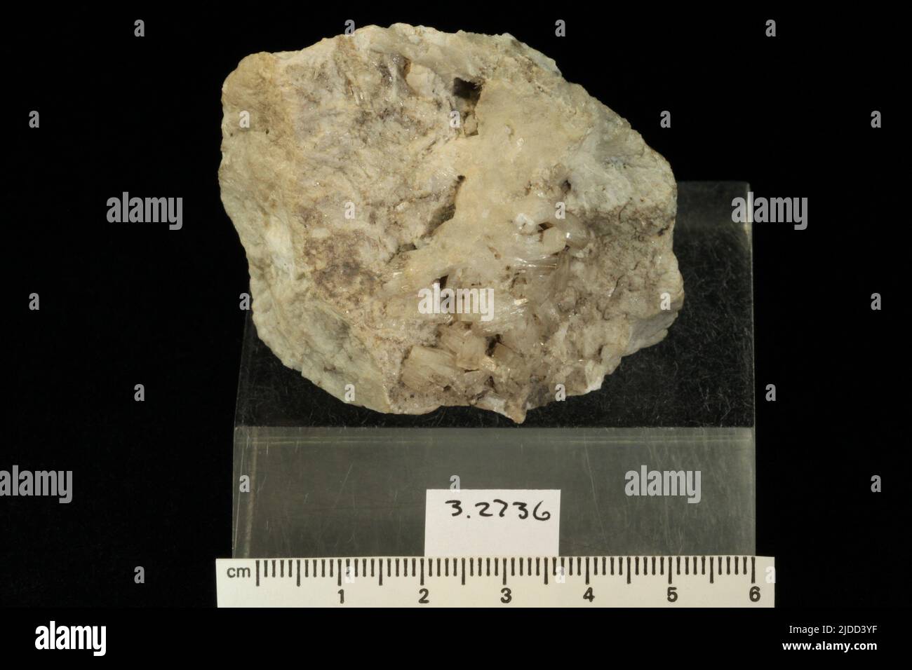 Strontianite. minerals. Europe; Germany; Harz, Clausthal Stock Photo ...