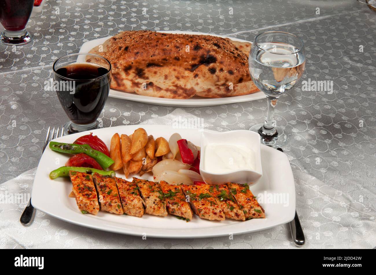 Beyti kebab is a traditional Turkish dish. Beyti Kebab; It is made with ...
