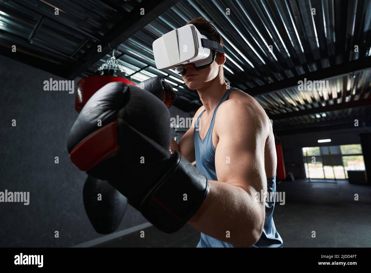 Professional boxer practicing sportsman hi-res stock photography and ...