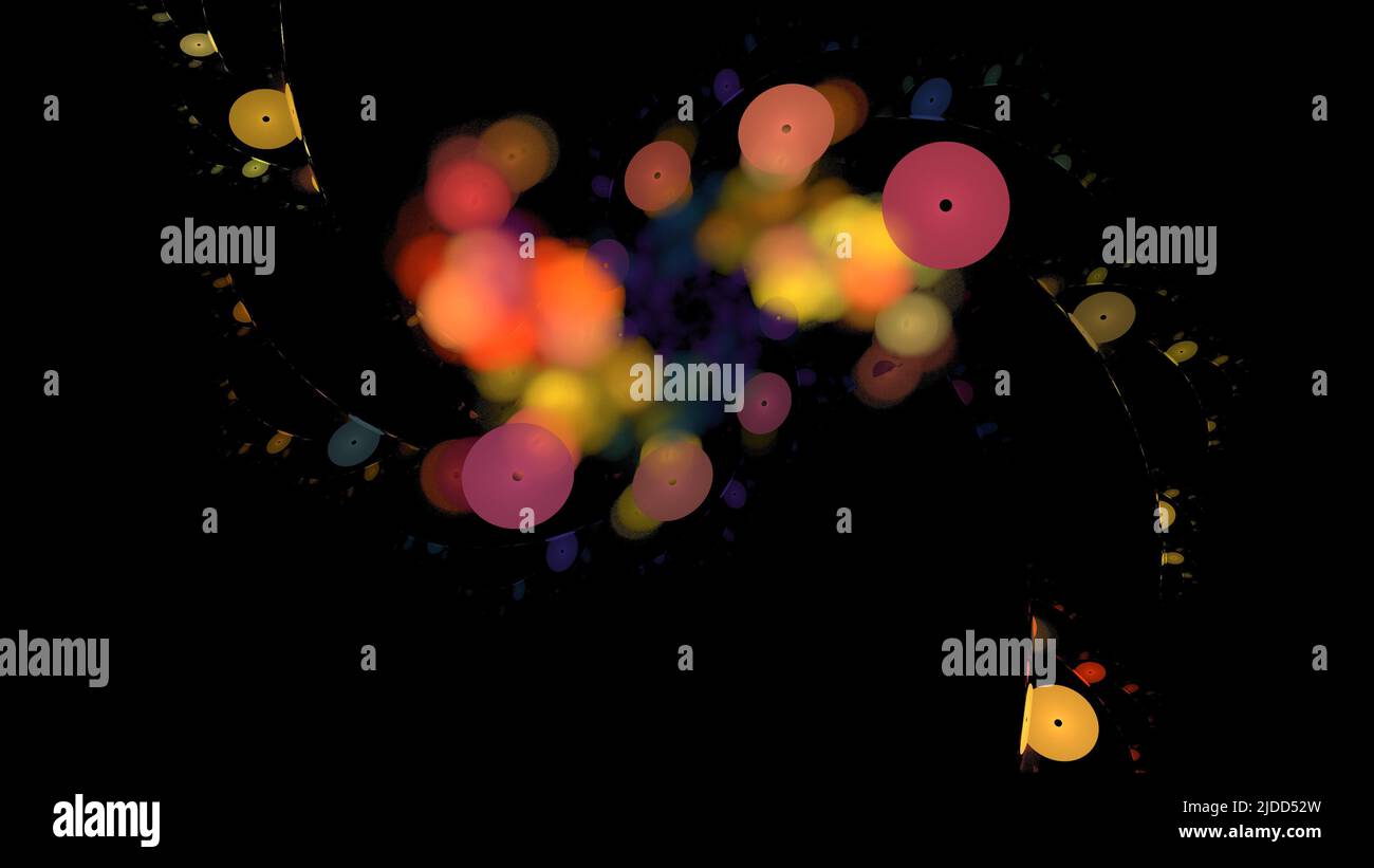 Paint Movement. Color Dream series. Composition of gradients and ...
