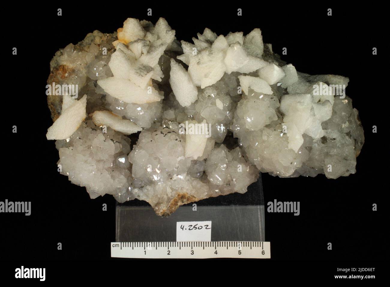 Calcite. minerals. Europe; England; Cornwall; Herodsfoot Mine Stock ...