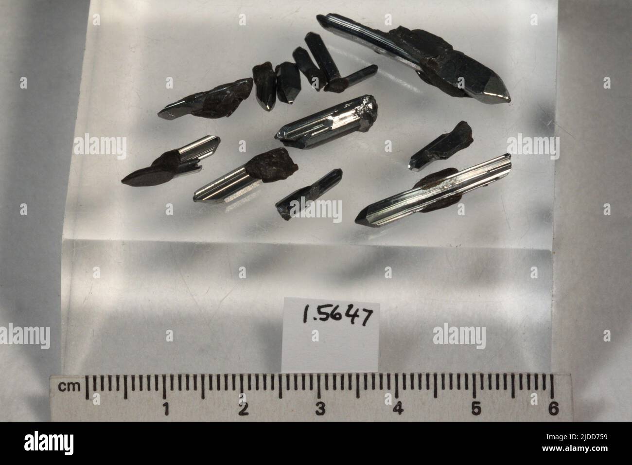 Stibnite. minerals. Asia; Japan; Ehime Prefecture; Saij?, Ichinokawa ...