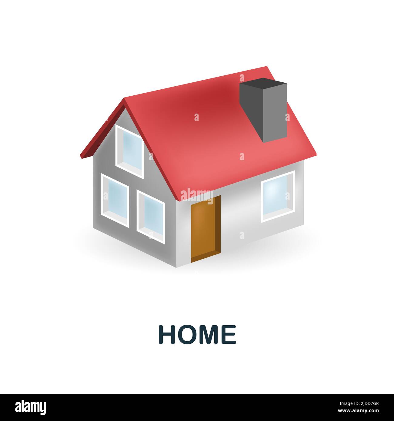 Home 3d icon Simple element from buildings collection. Creative Home ...