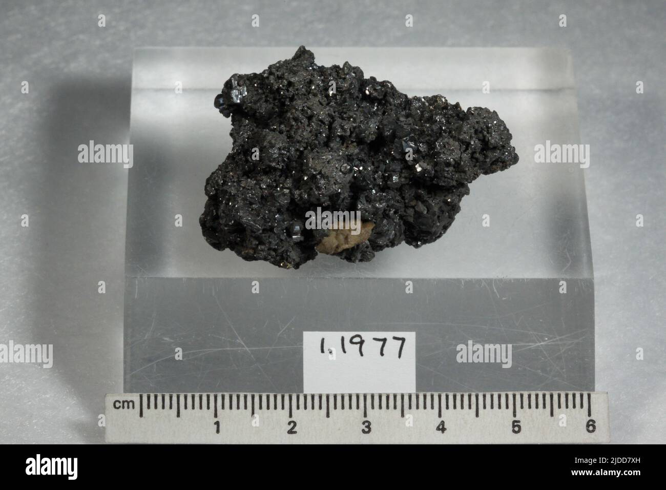 Polybasite. minerals. Europe; Slovakia; Banská Štiavnica; Banská ...