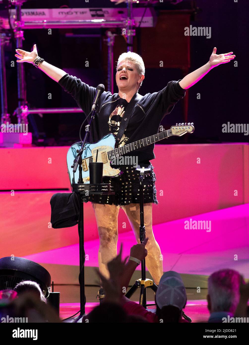 June 19, 2022, Noblesville, Indiana, USA: Natalie Maines of The Chicks ...