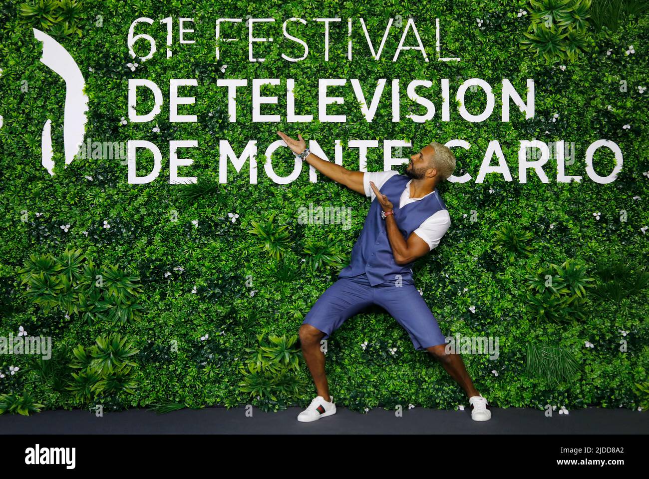 Monaco. 20th June, 2022. Actor Ricky Whittle during a photocall as part ...