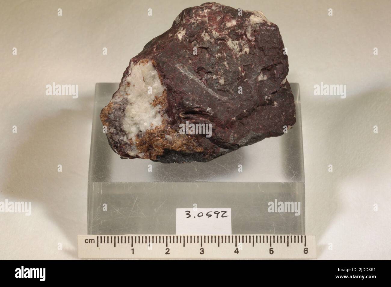 Romeite. minerals. Europe; Italy; Piemont Region; St. Marcel Stock ...