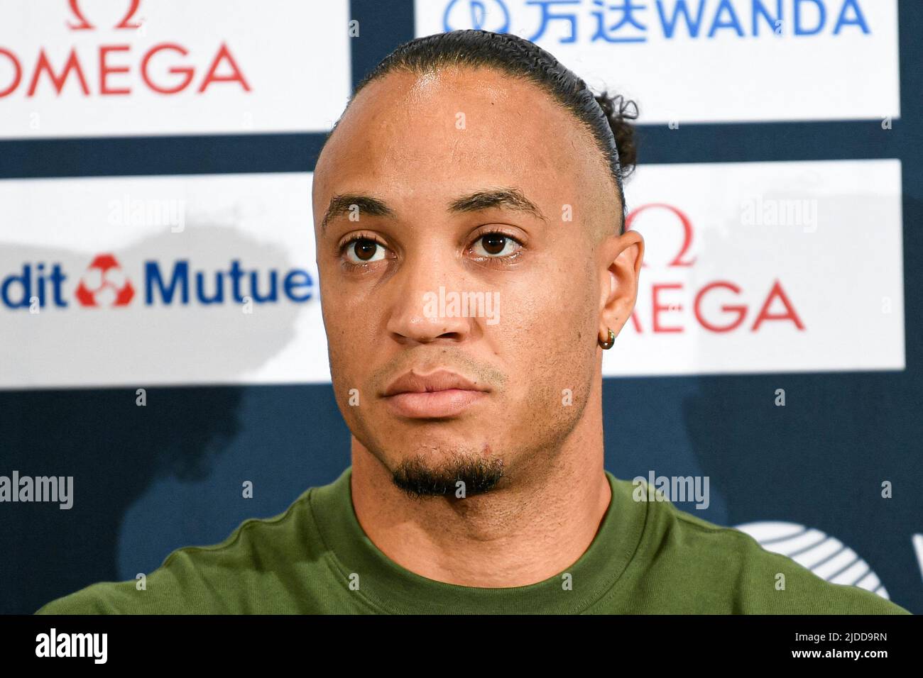 Pascal Martinot-Lagarde of France attends the press conference during ...