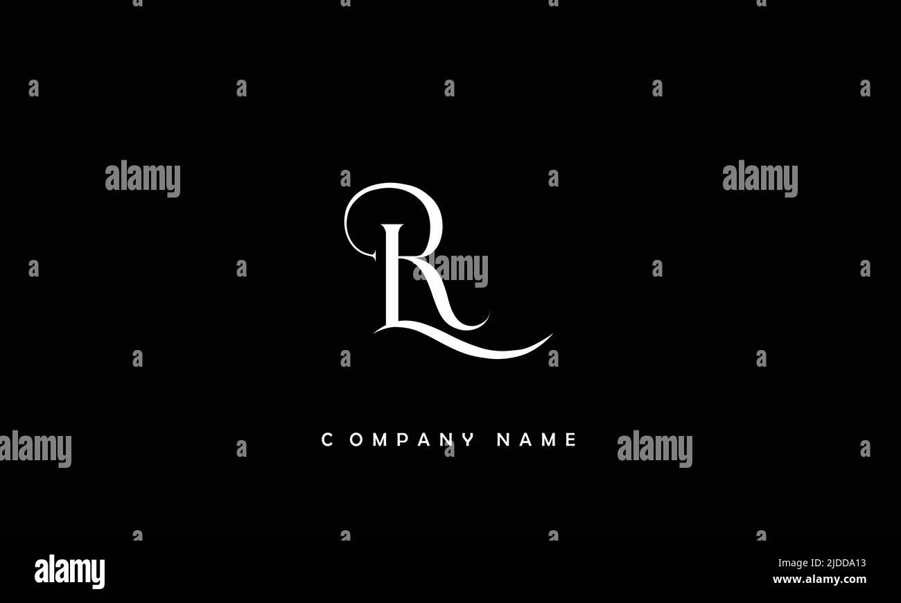 LR, RL Abstract Letters Logo Monogram Stock Vector Image & Art - Alamy