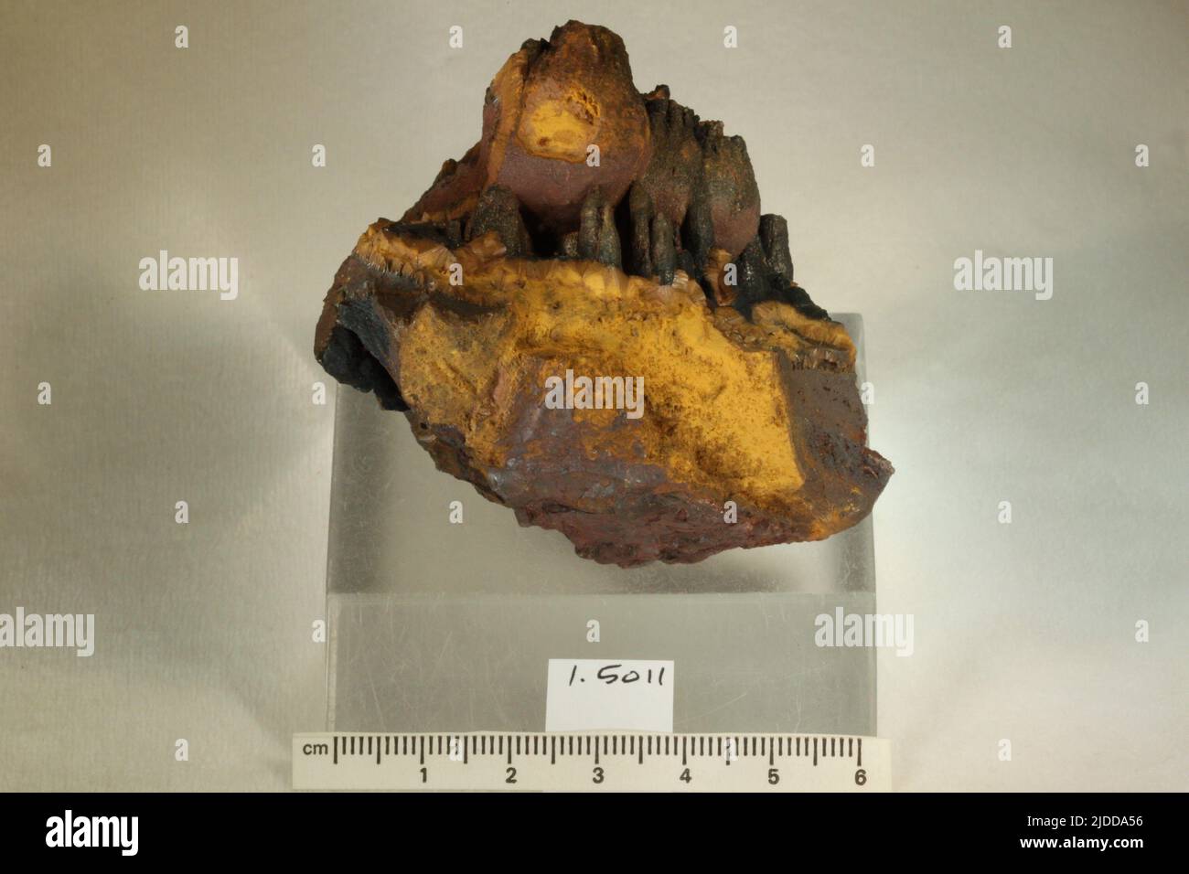 Goethite. minerals. North America; USA; Michigan; Salisbury Mine Stock ...