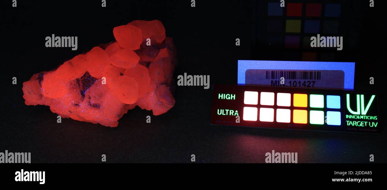 Calcite. minerals. China; Hunan Province; Xianghualing Mine Stock Photo ...