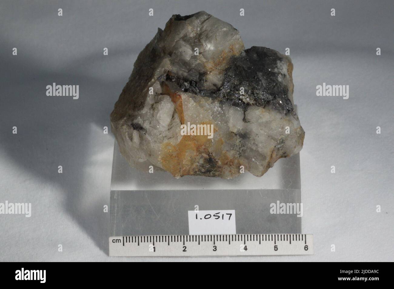 Bismuthinite. minerals. Europe; England; Cumbria; Caldbeck; Caldbeck ...