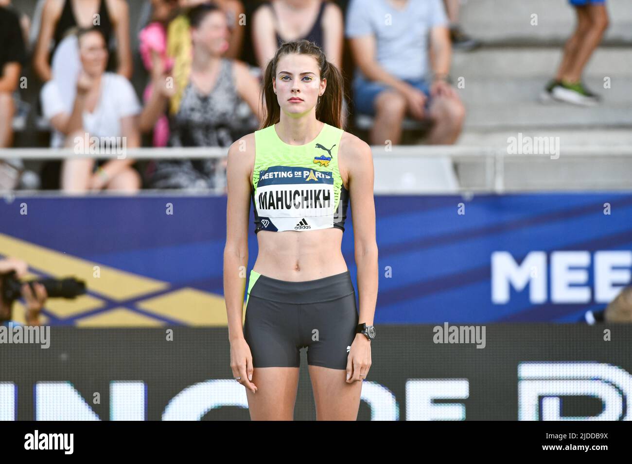 Yaroslava Mahuchikh of Ukraine (women's high jump) during the Wanda ...