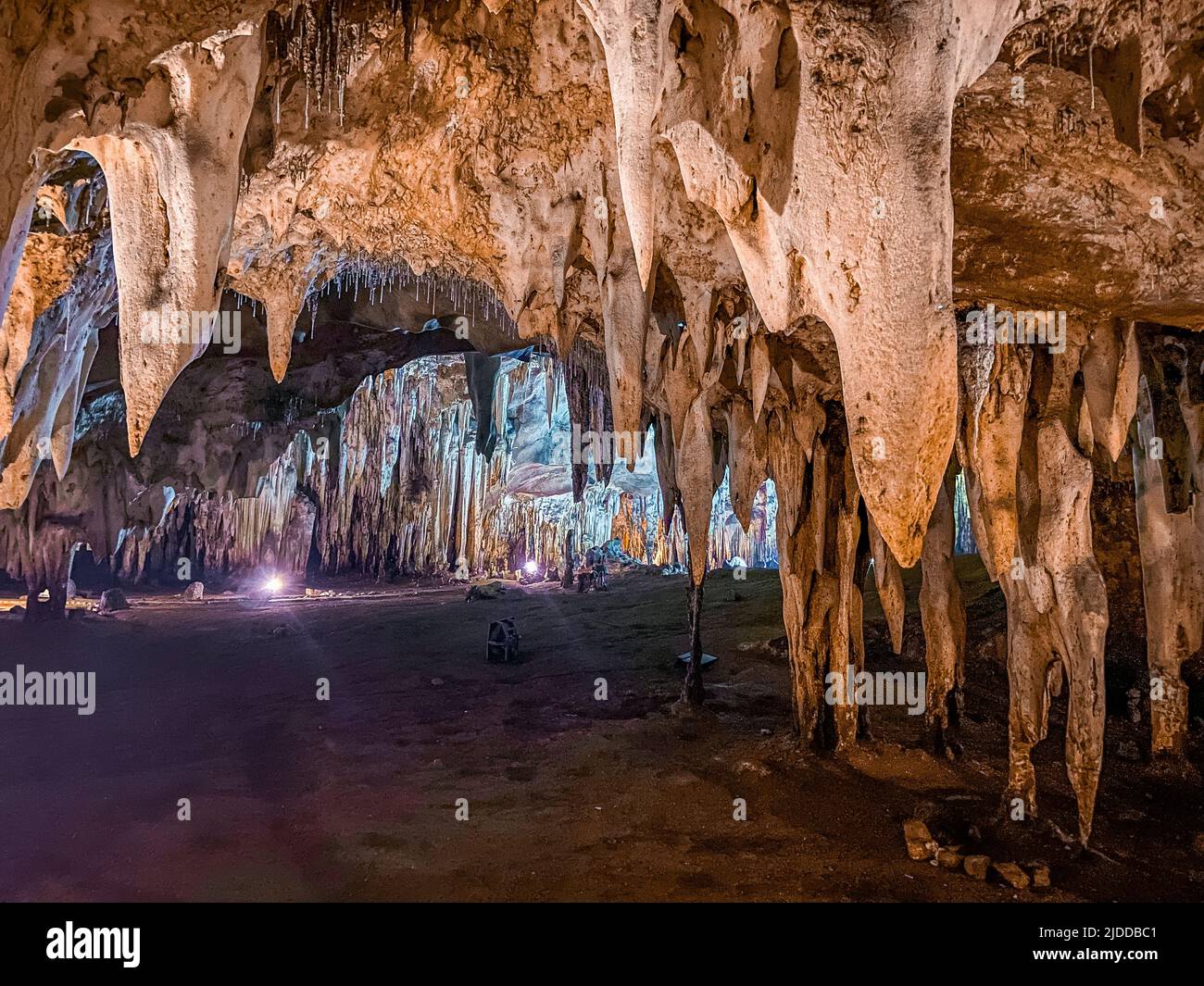 Tham Khao Bin cave in Ratchaburi, Thailand Stock Photo - Alamy